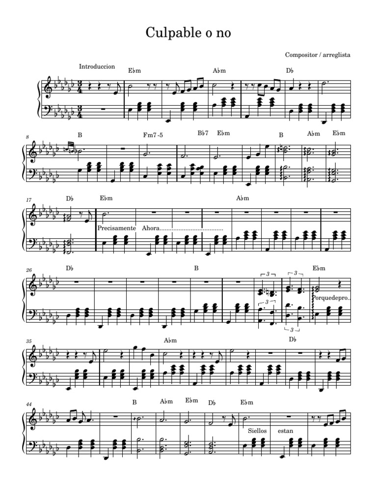 Culpable o No | PDF