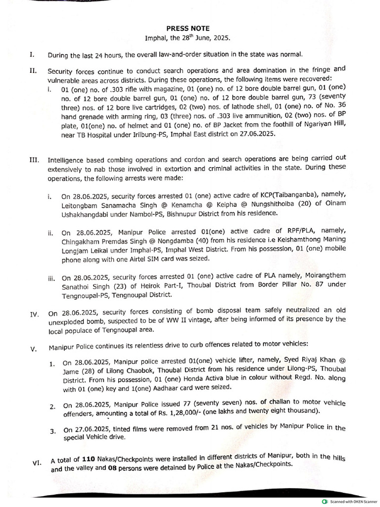 Press Note 28.06.2025 | PDF