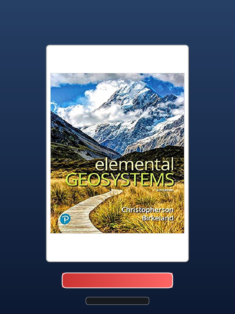 Verified PDF Download Elemental Geosystems 9th Edition by Robert W ...