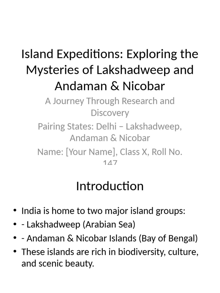 Exploring Andaman & Nicobar Islands | PDF