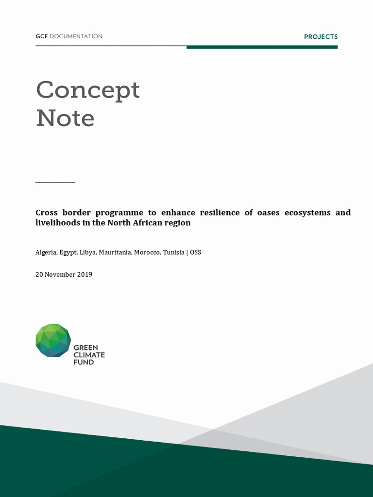 Cross Border Programme Enhance Resilience Oases Ecosystems and ...