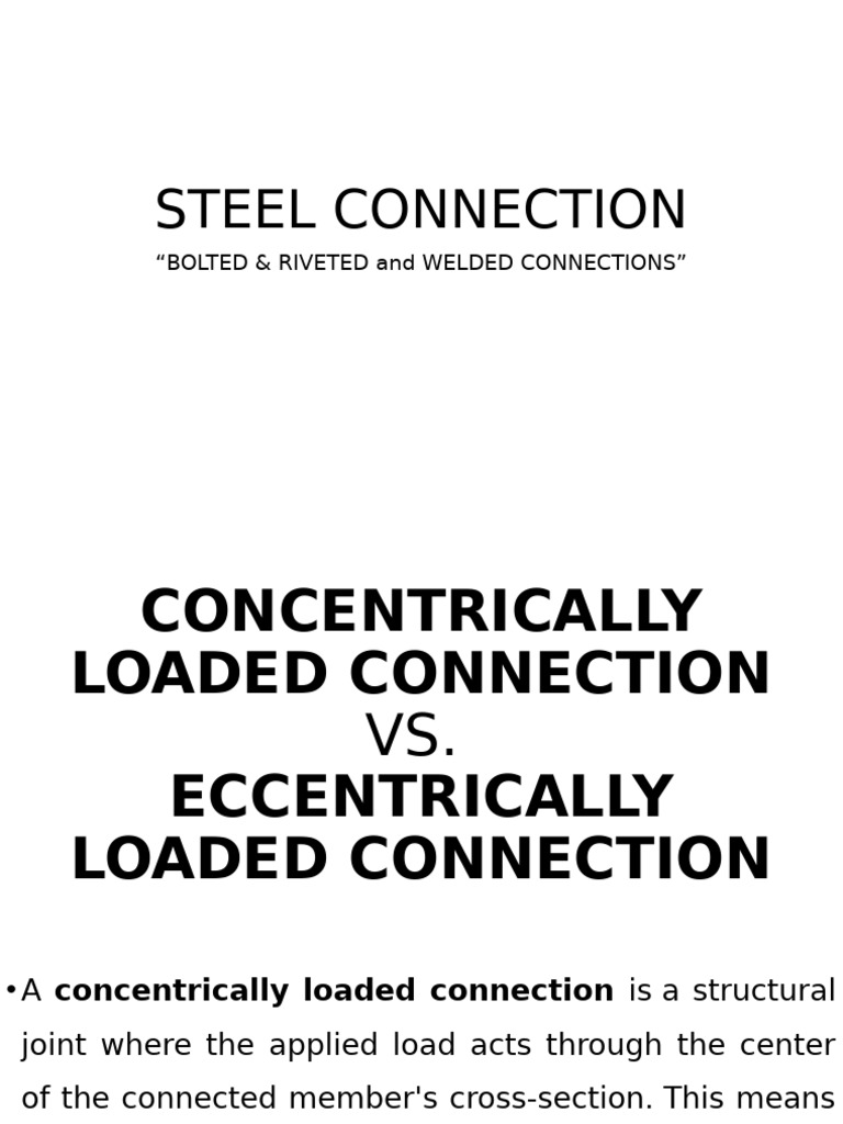 Steel Connection | PDF