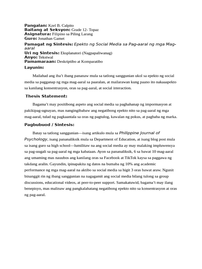 Kzel Calpito - 12 Topaz | PDF