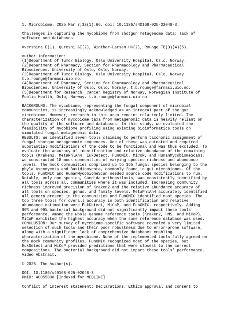 Abstract Part 1 | PDF | Microbiota | Inflammatory Bowel Disease