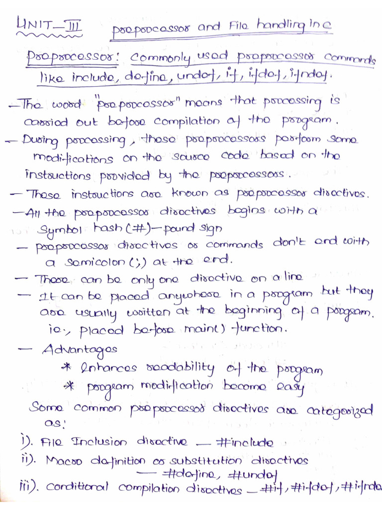 PPS Unit-3 Notes-1 | PDF