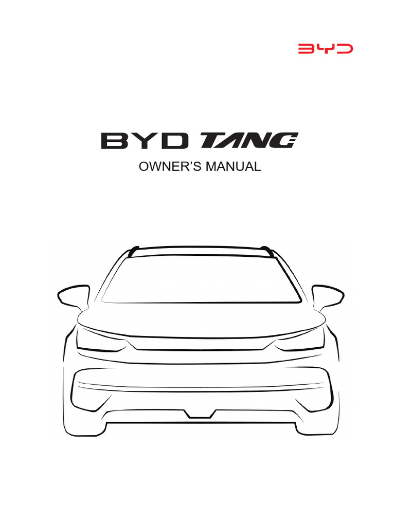 BYD TANG Owner's Manual Left Hand Drive en 240911 | PDF | Airbag | Seat ...