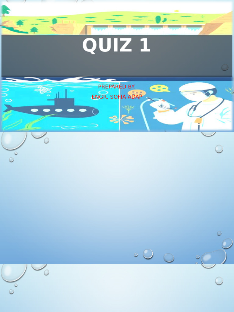 Quiz 1: Prepared By: Engr. Sofia Adap | PDF