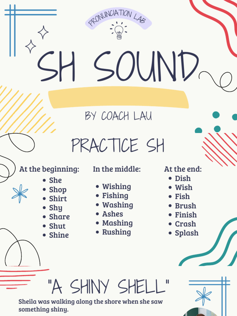 SH Sound Practice and Poem | PDF