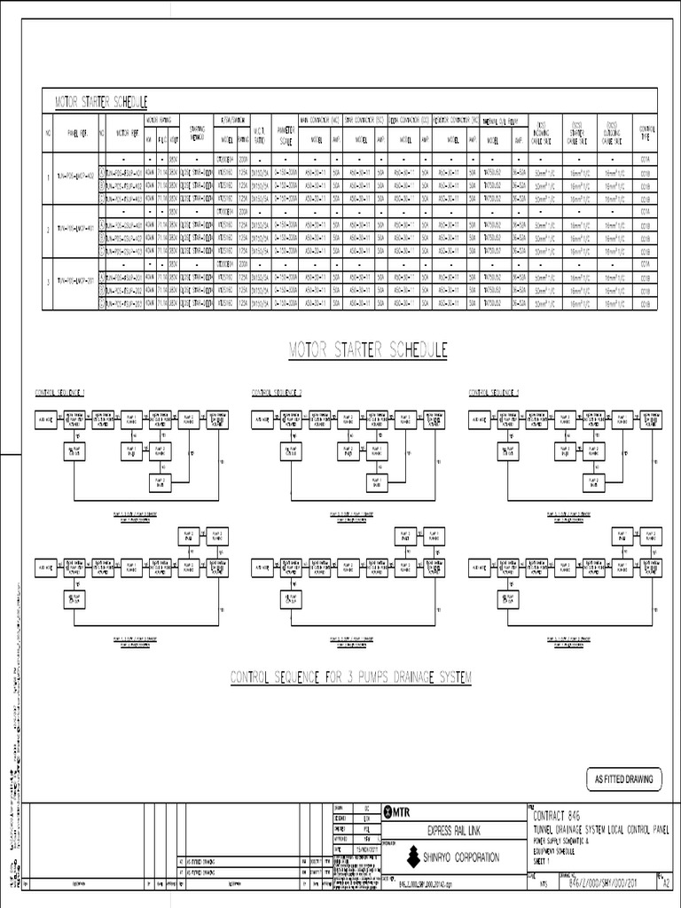 As Fitted Drawing Submission - 846 DSF SHY ESI 000042A 113 | PDF