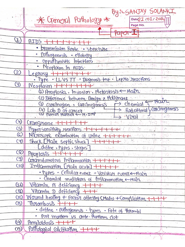 PYQ PATHOLOGY Ms University | PDF