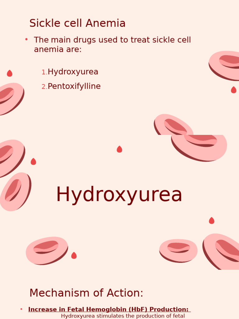 Sickle Cell Anemia Drugs | PDF | Hemoglobin | Blood