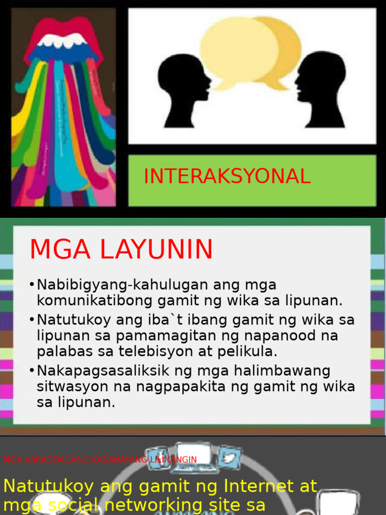 Interaksyonal Report | PDF