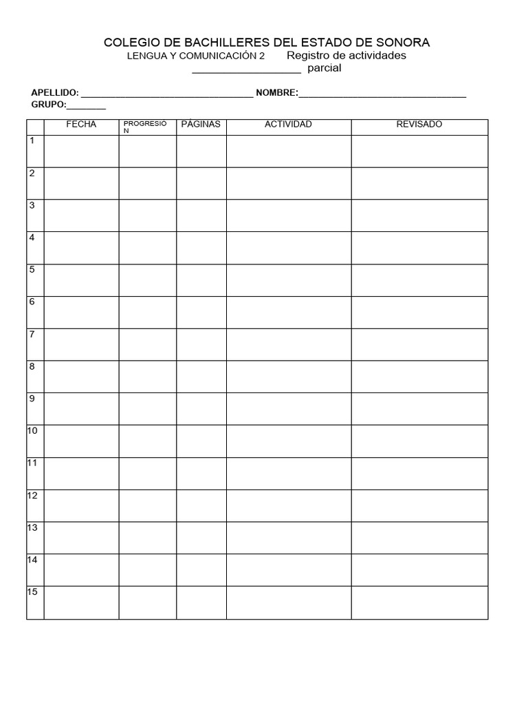Hoja de Registro LYC2 2025 | PDF