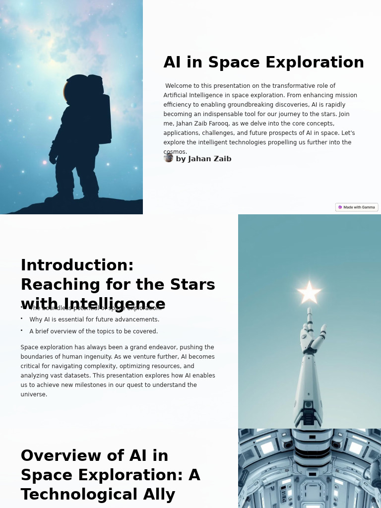 AI in Space Exploration | PDF | Artificial Intelligence | Intelligence ...