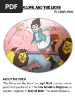 The Glove and the Lions ICSE Class 10 English | PDF | Poetry
