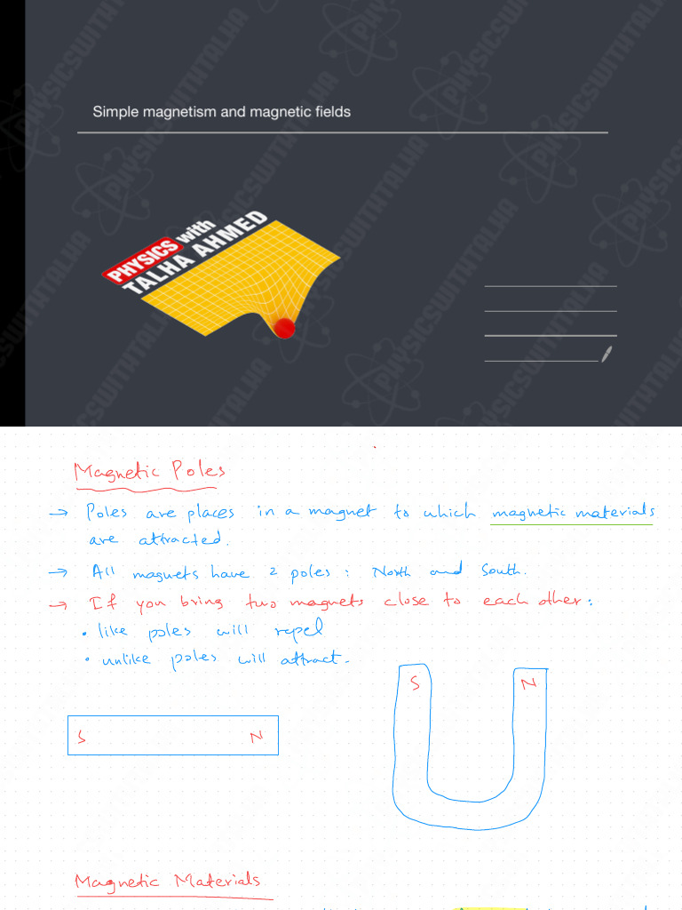 Understanding Magnetism and Magnetic Fields | PDF | Magnet | Electric ...