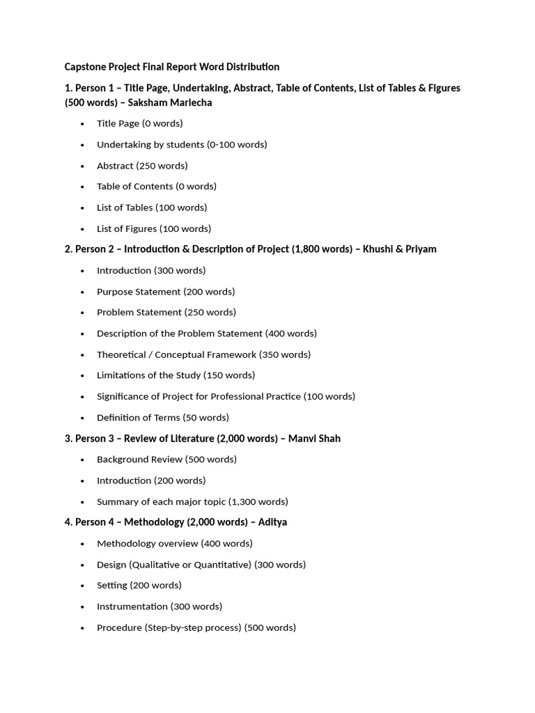 Capstone Project Final Report Division | PDF