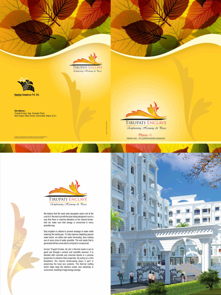 Tirupati Enclave Brochure | PDF