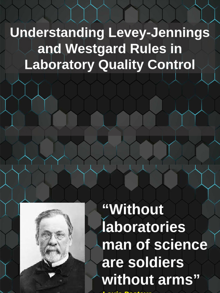 Levey Jennings & Westgard Rules | PDF | Statistical Analysis | Teaching ...