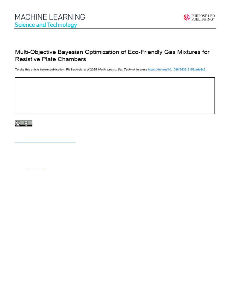 Bechtold+et+al 2025 Mach. Learn. Sci. Technol. 10.1088 2632-2153 Ade6c5 | PDF | Mathematical ...