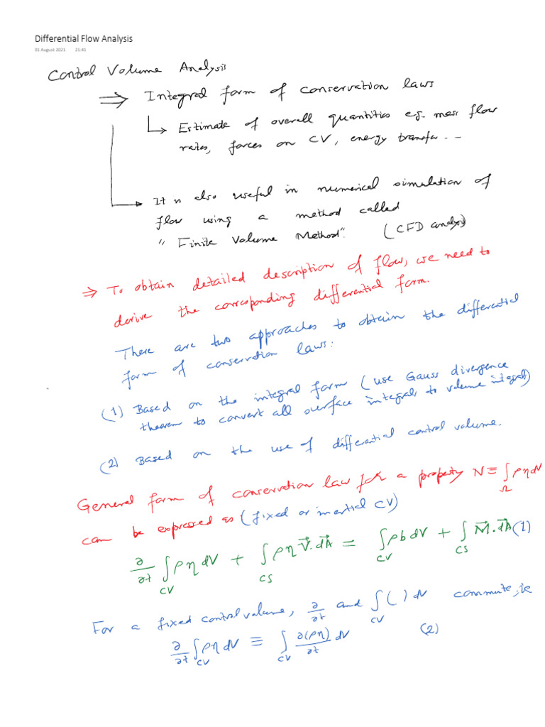Module 5 Differential and Ideal Fluid FLow | PDF