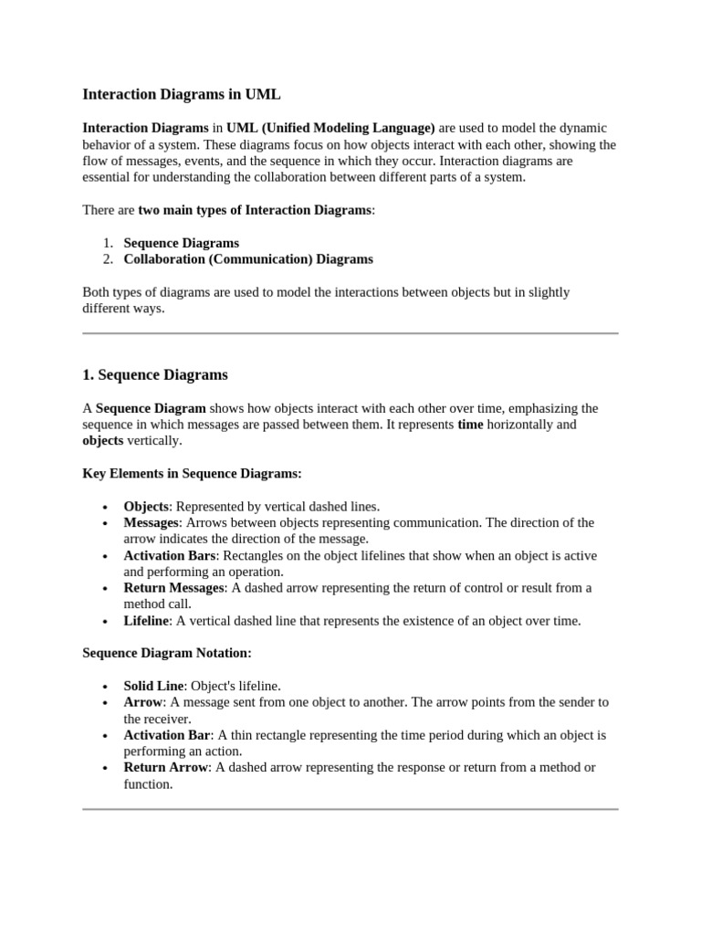 Sequence Diagrams in UML Explained | PDF | Unified Modeling Language ...