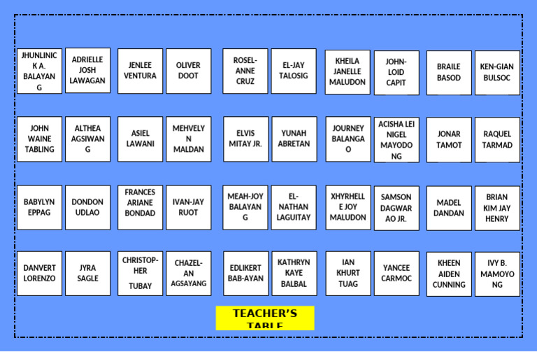Seating Arrangement | PDF