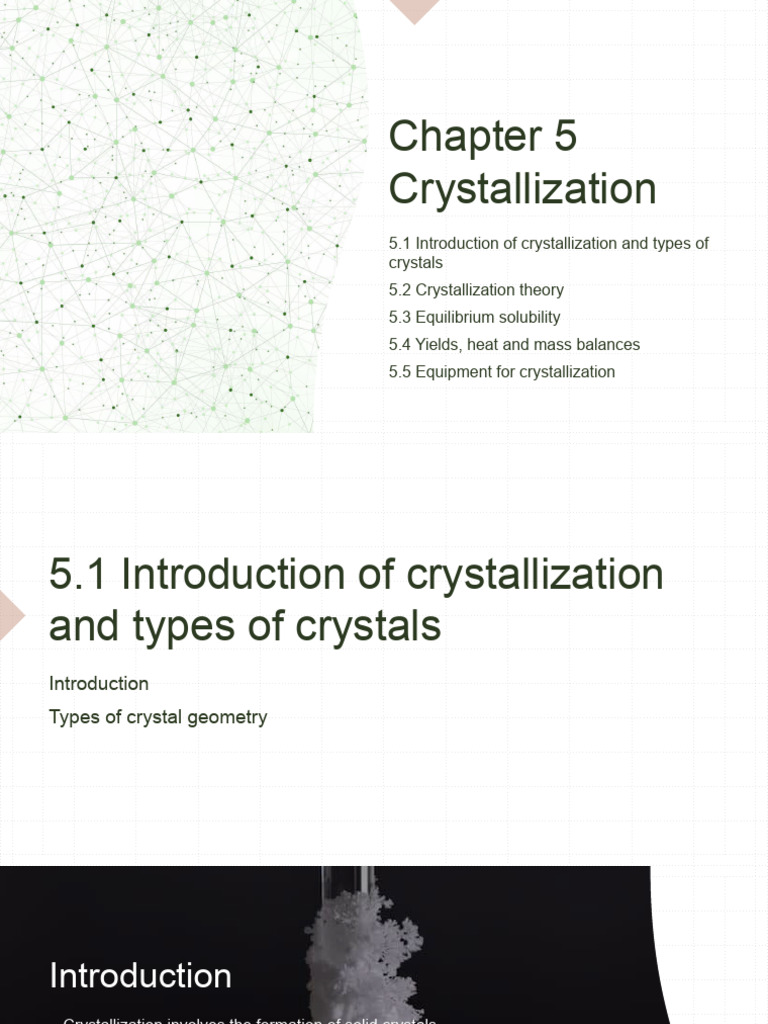 Chapter 5 Crystallization | PDF | Nucleation | Crystallization