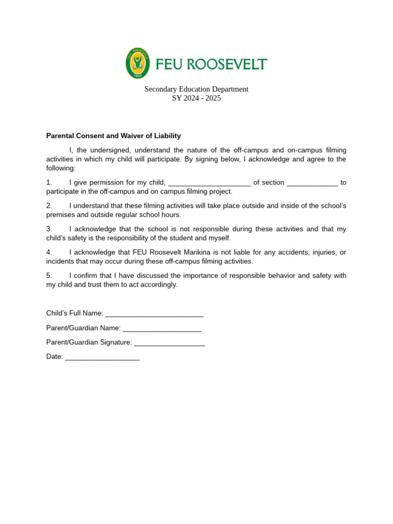 Consent Form | PDF