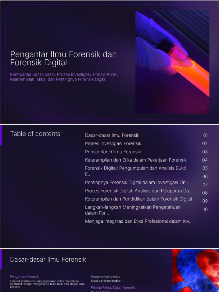 Ilmu Forensik Dan Forensik Digital | PDF