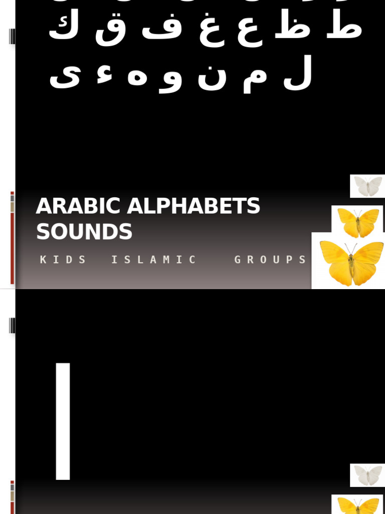 Arabic Alphabets Sounds | PDF