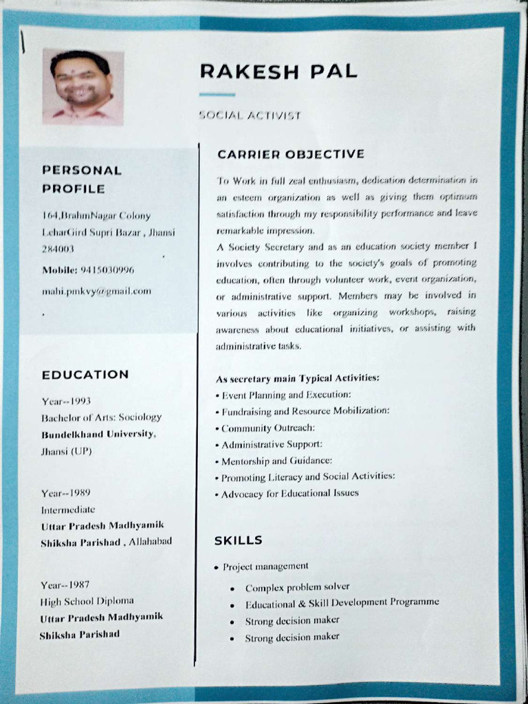 Rakesh Pal Resume - Compressed | PDF