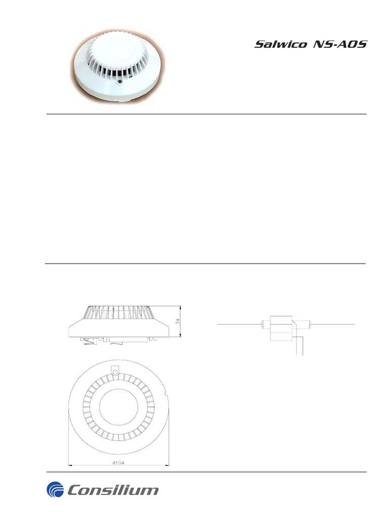 Optical Smoke Detector N11111 NS-AOS 05 1 E | PDF | Light Emitting ...