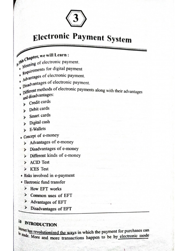 Unit-2 Electronic Payment System | PDF