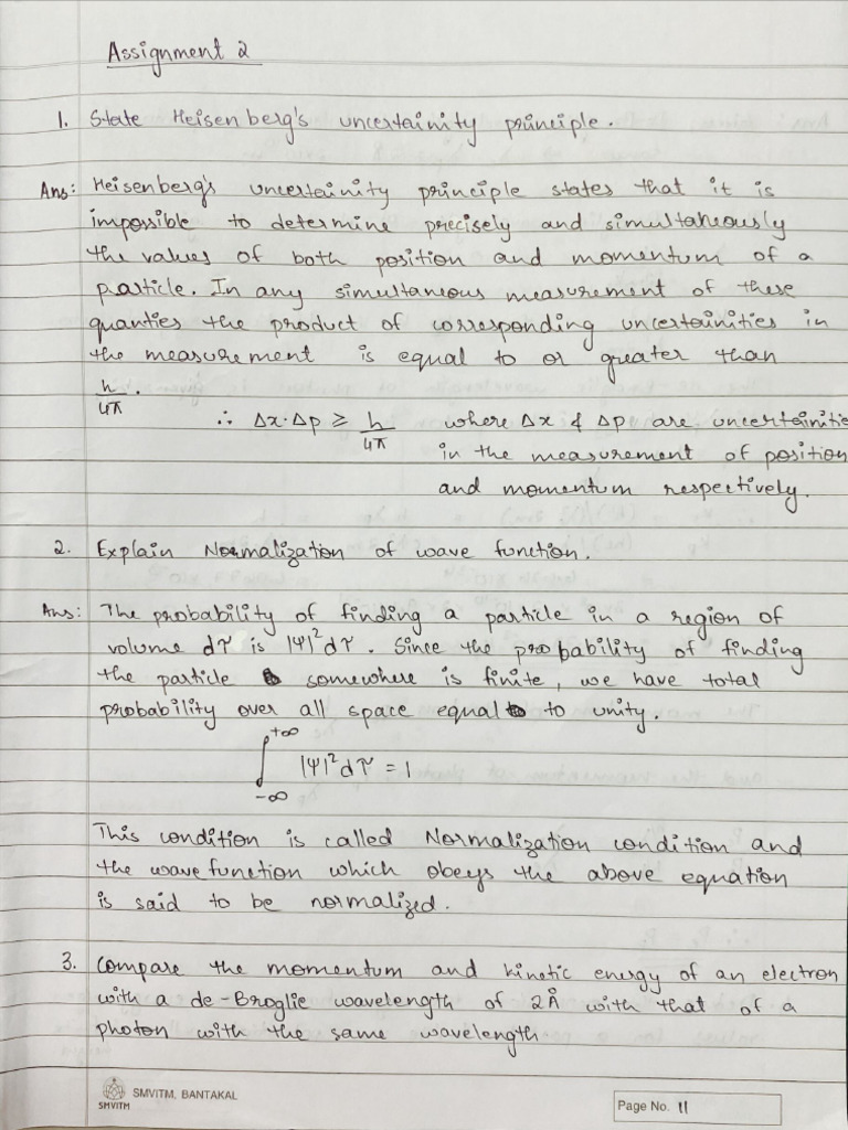 Physics Assignment 2 | PDF