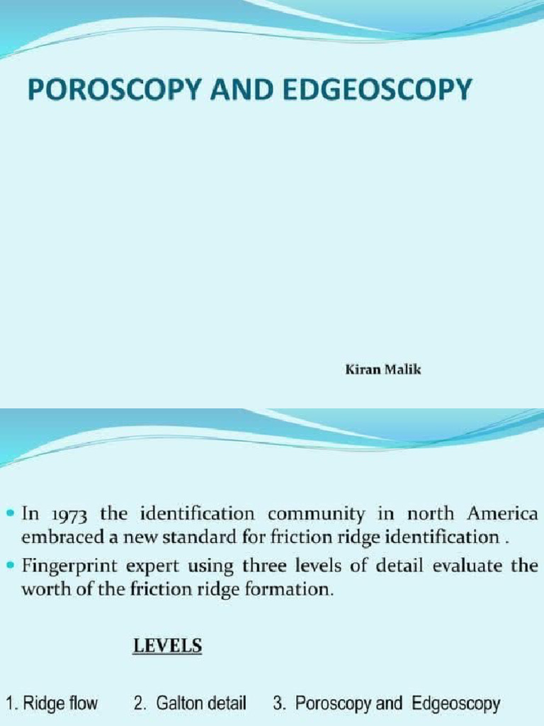 Poroscopy and Edgeos | PDF