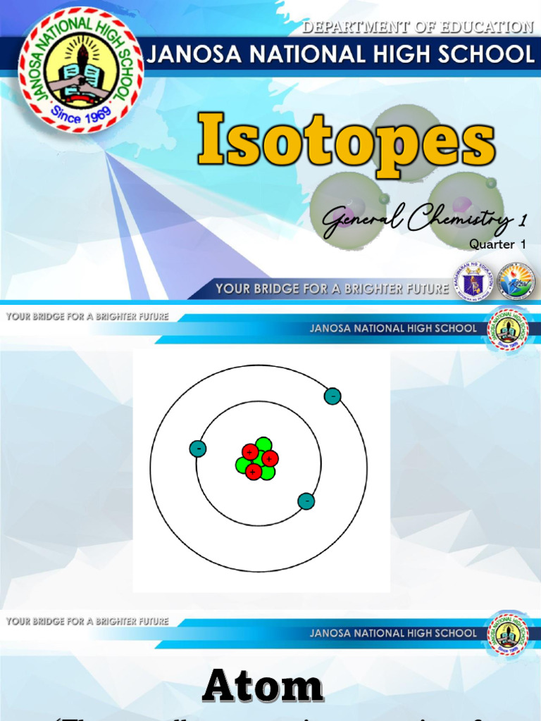 Genchem1 Week2 Common-Isotopes Ho | PDF | Atoms | Proton