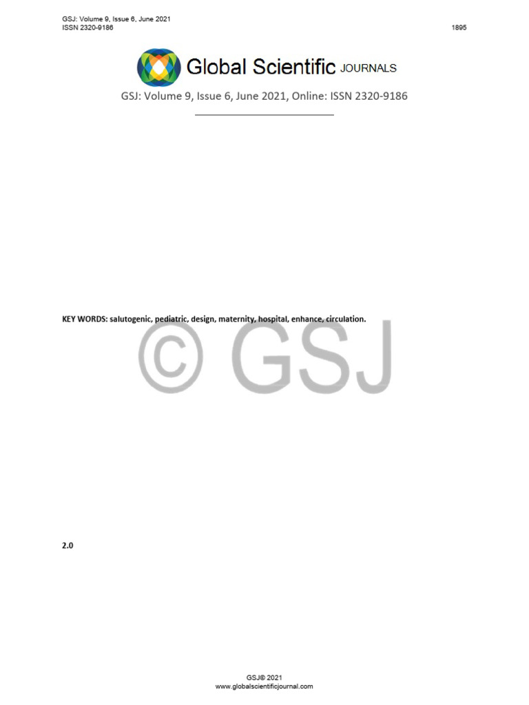 Understanding Salutogenic Design Approach in Hospitals | PDF | Hospital ...