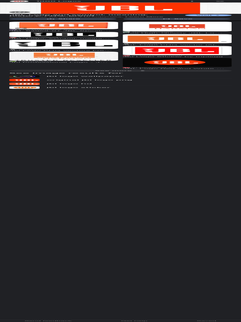 JBL Logo: History and Evolution | PDF