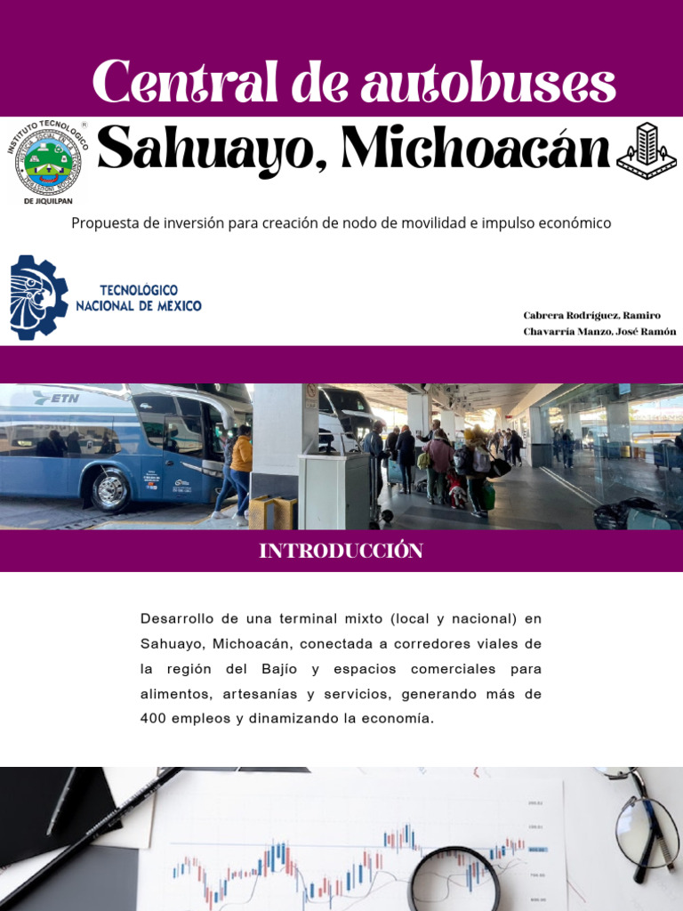 Central Camionera Sahuayo, Michoacán | PDF | Economias