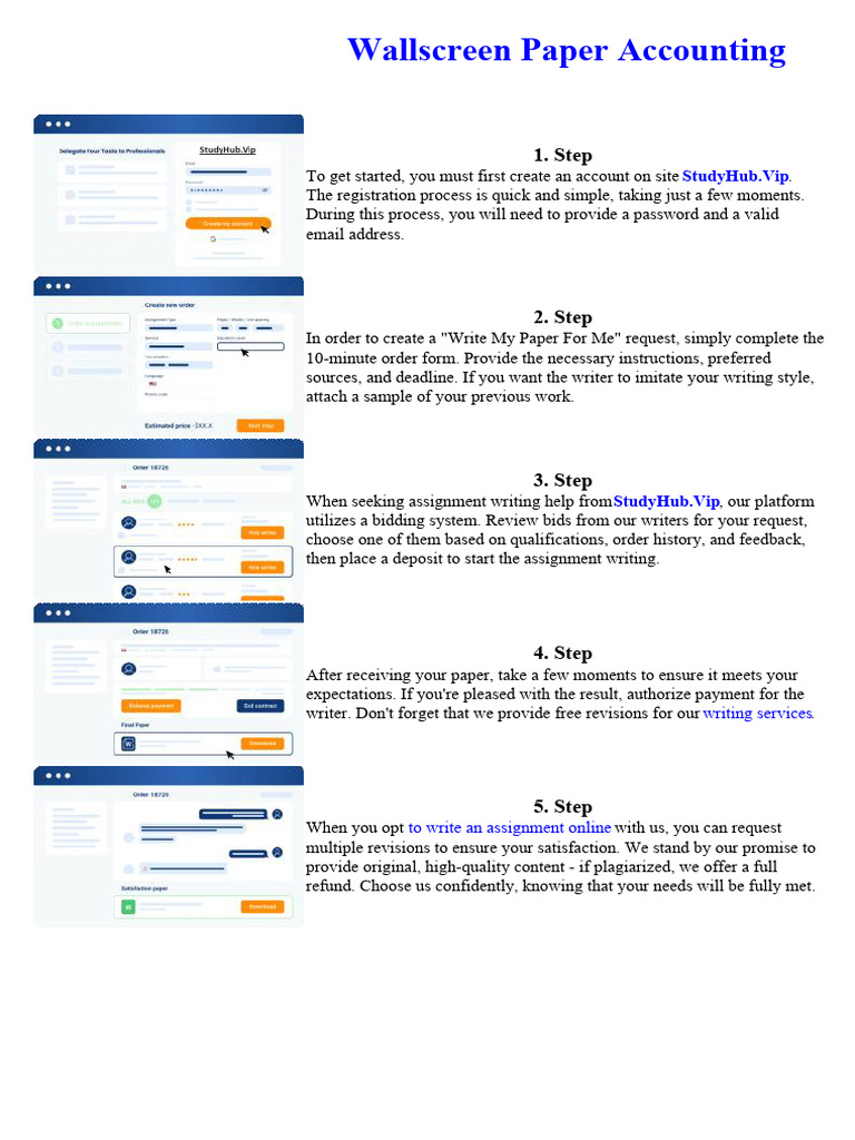 Wallscreen Paper Accounting | PDF