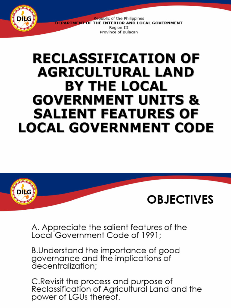 DILG - Reclassification-Of-Agri-Land | PDF | Government