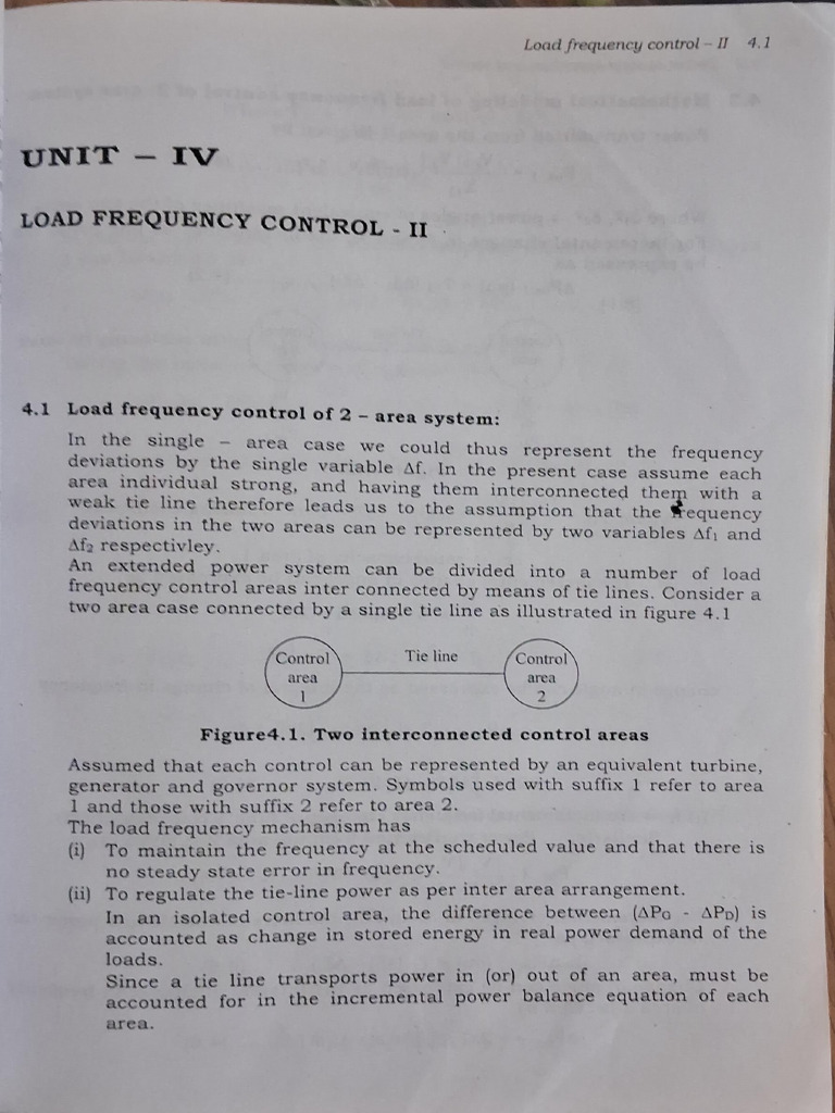 Load Frequency Control of 2 - Area System | PDF | Applied Mathematics