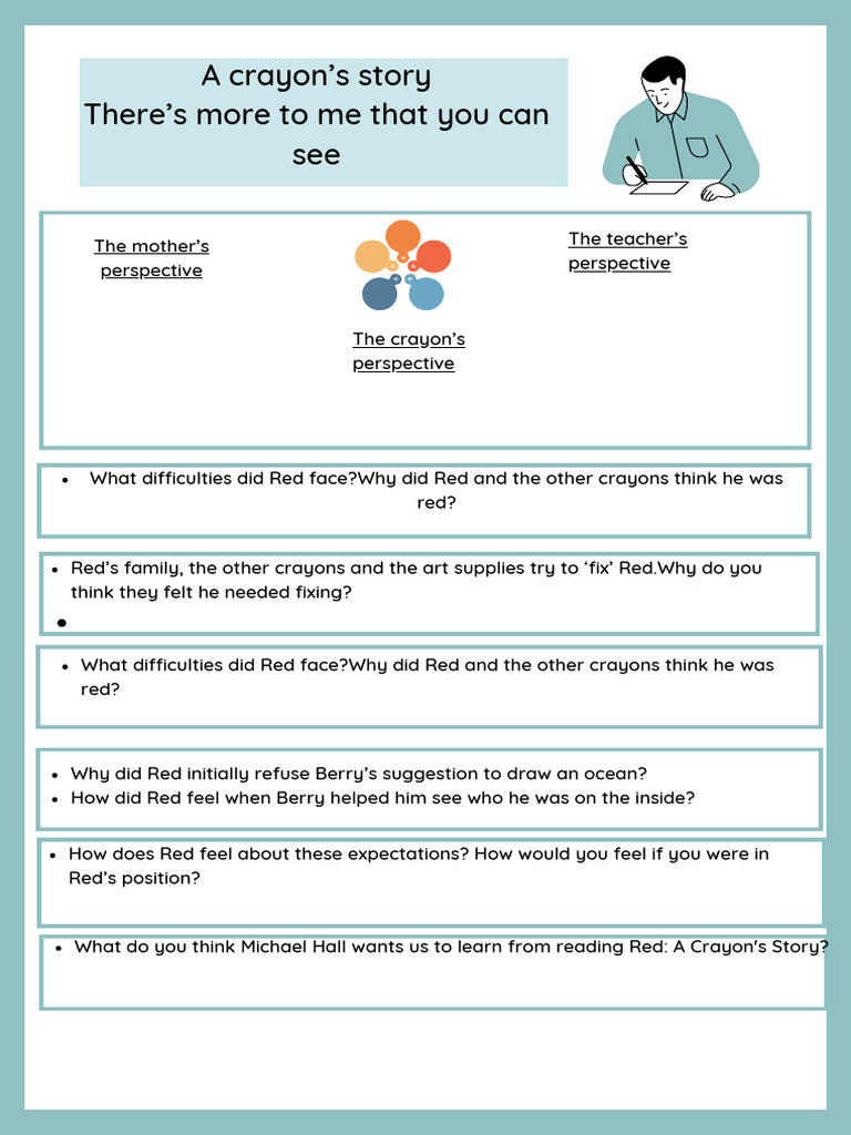 A Crayon's Story Questions | PDF