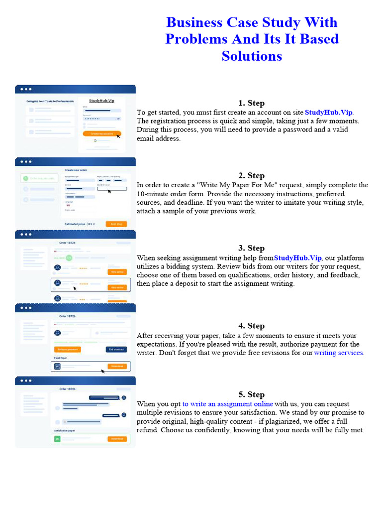 Business Case Study With Problems and Its It Based Solutions | PDF ...