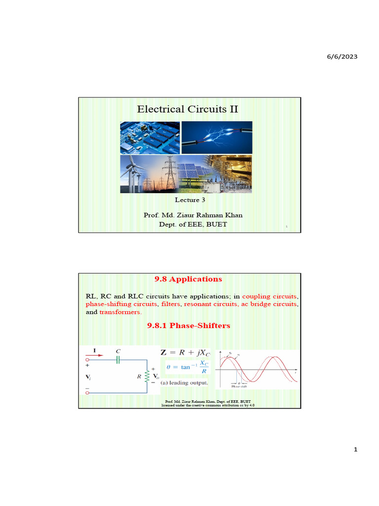 EEE 105 Lec 3 | PDF | Creative Commons | Analog Circuits