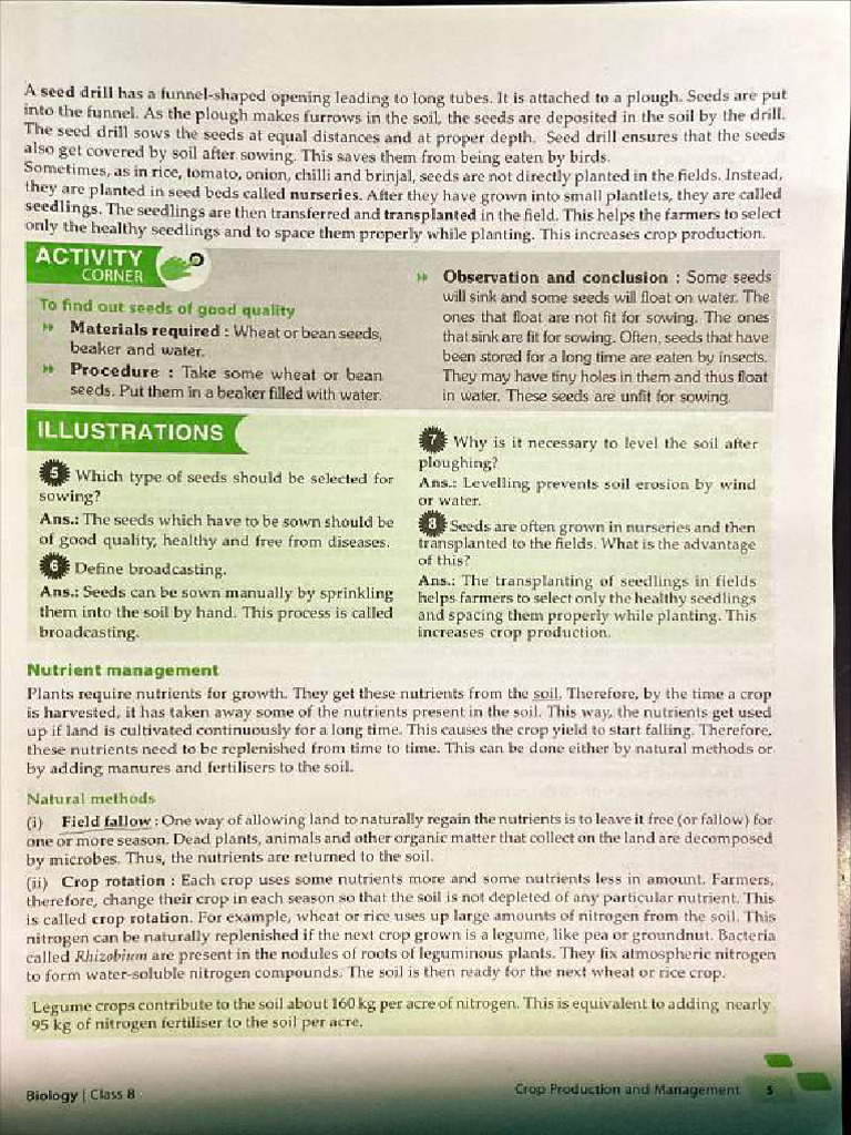 Bio Class 8 IMP-3 | PDF