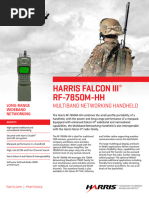 Harris Falcon Iii RF-7850M-V511: Multiband Networking Vehicular Radio | PDF | Frequency ...