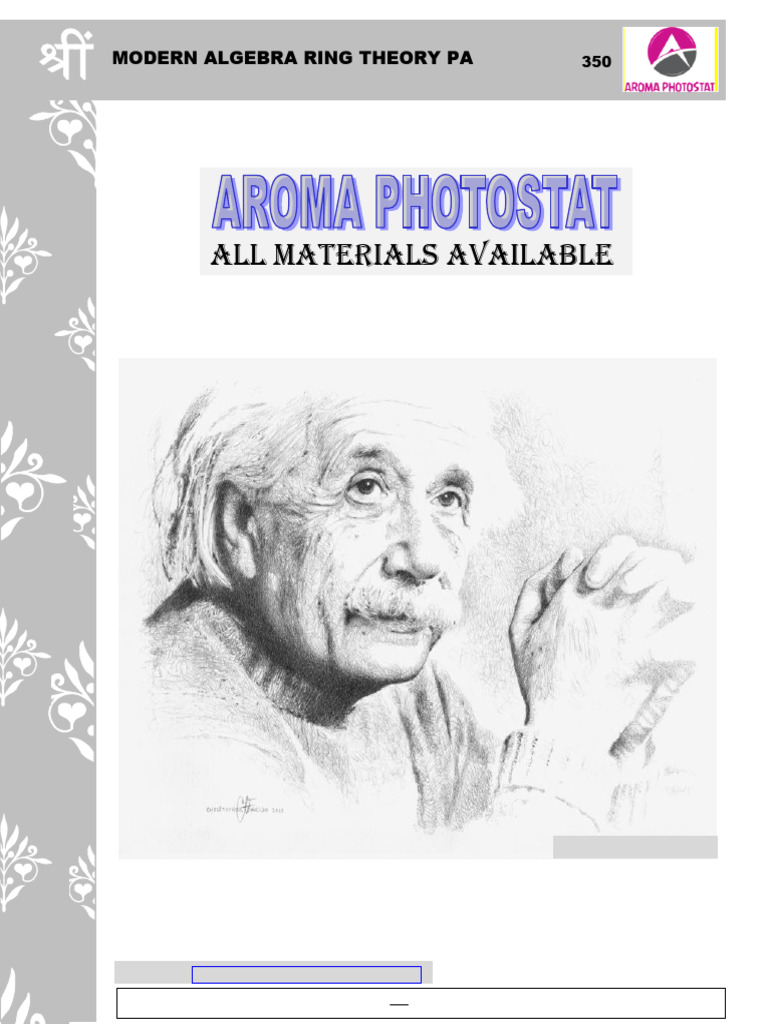 2 Modern Algebra Pie Aim 2016-17 Notes | PDF