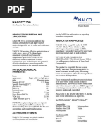 Nalco TRAC109 Corrosion Inhibitor Guide | PDF | Polyvinyl Chloride ...